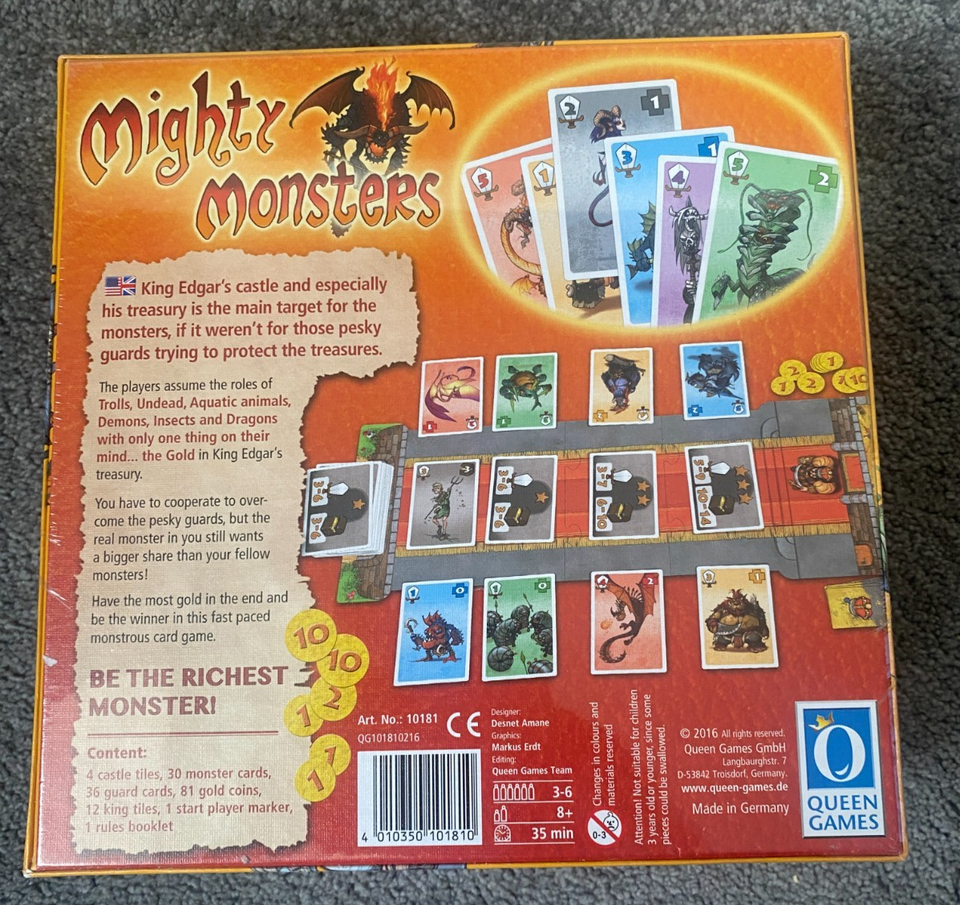 Mighty Monsters Game Brand New & Sealed Queens Games | eBay UK