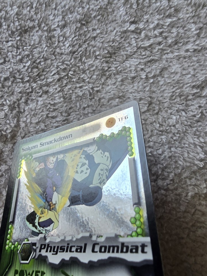 DBZ Dragon Ball Z FOIL Saiyan Smackdown TF6 CCG Limited Tuff Enuff ...