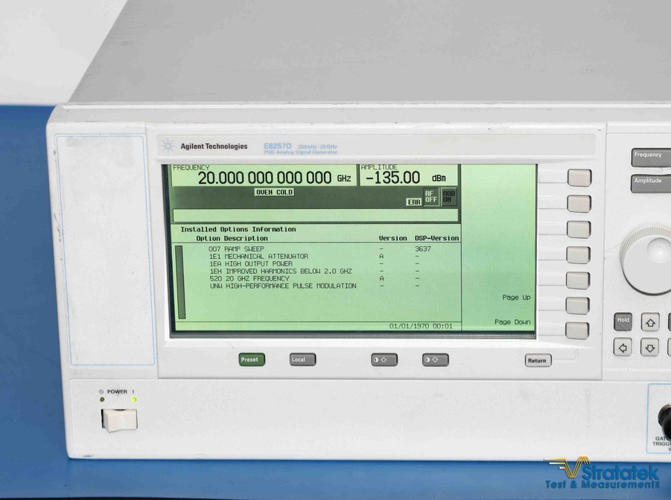 Agilent Technologies E8257D PSG Analog Signal Generator - With Options | eBay