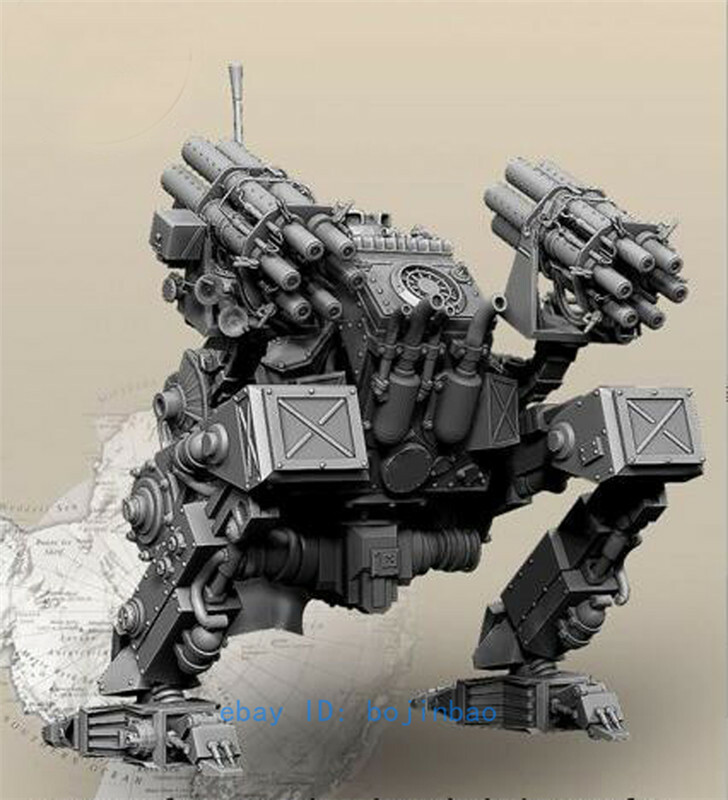 1/35 WWII SCI-FI Mecha Soldier Resin Statue Unpainted Model Kits ...