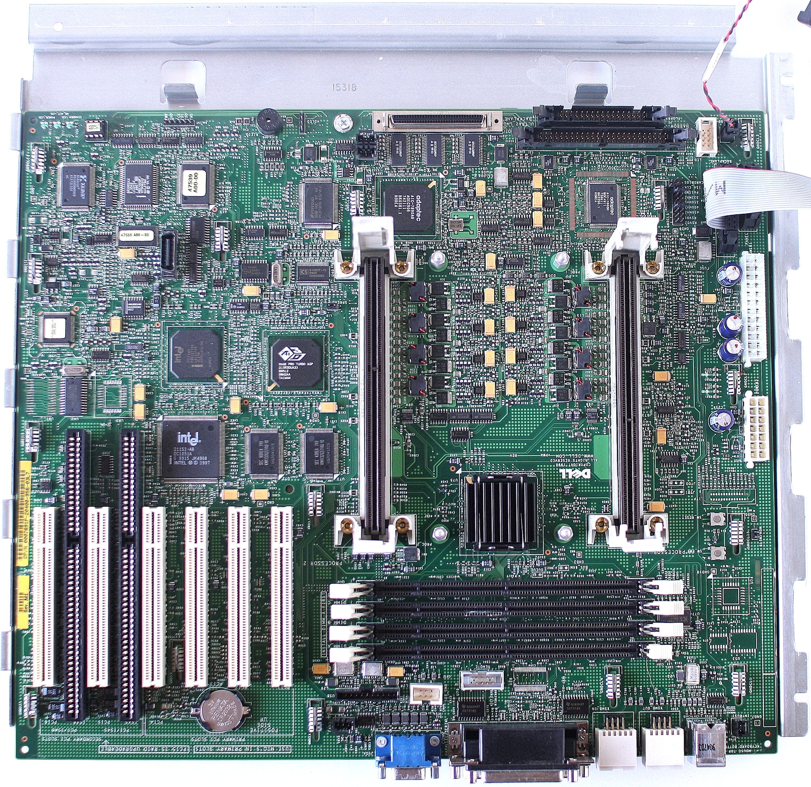 Dell 0007891P Poweredge 2300 System Board, P/N 0007891P,DUAL SLOT1, V ...