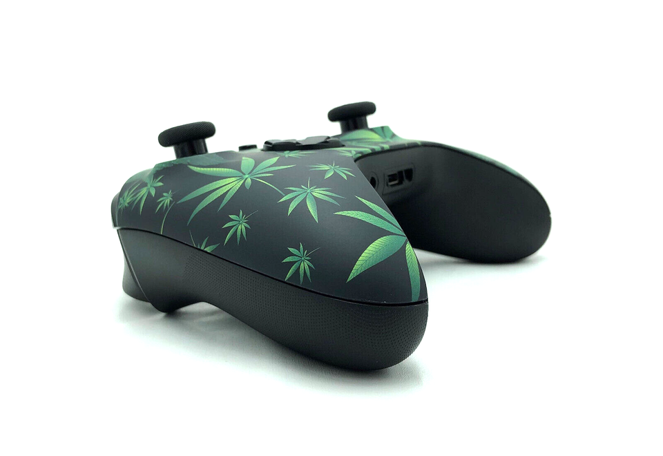 Custom Microsoft Xbox Series X / S Controller - Soft Touch Green Weeds ...