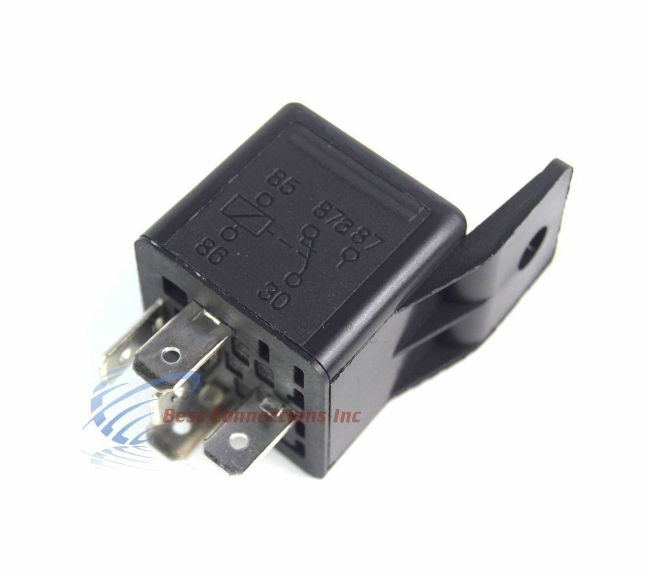2 Pack 12 Volt 40 Amp SPDT Automotive Relay 5 Pin with Mounting Tab | eBay
