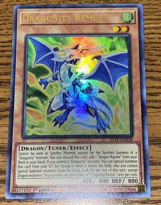 Yu-Gi-Oh Dragunity Remus - 1st Edition GFTP-EN038 ULTRA RARE NEW ...