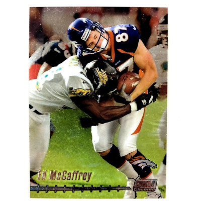 Ed McCaffrey 1999 Topps Stadium Club Chrome Card #81 NFL Denver Broncos ...