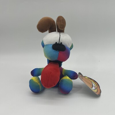 Tye Dye Garfield and Friends Odie Stuffed Animal Rare Doll Toy 9" Plush ...