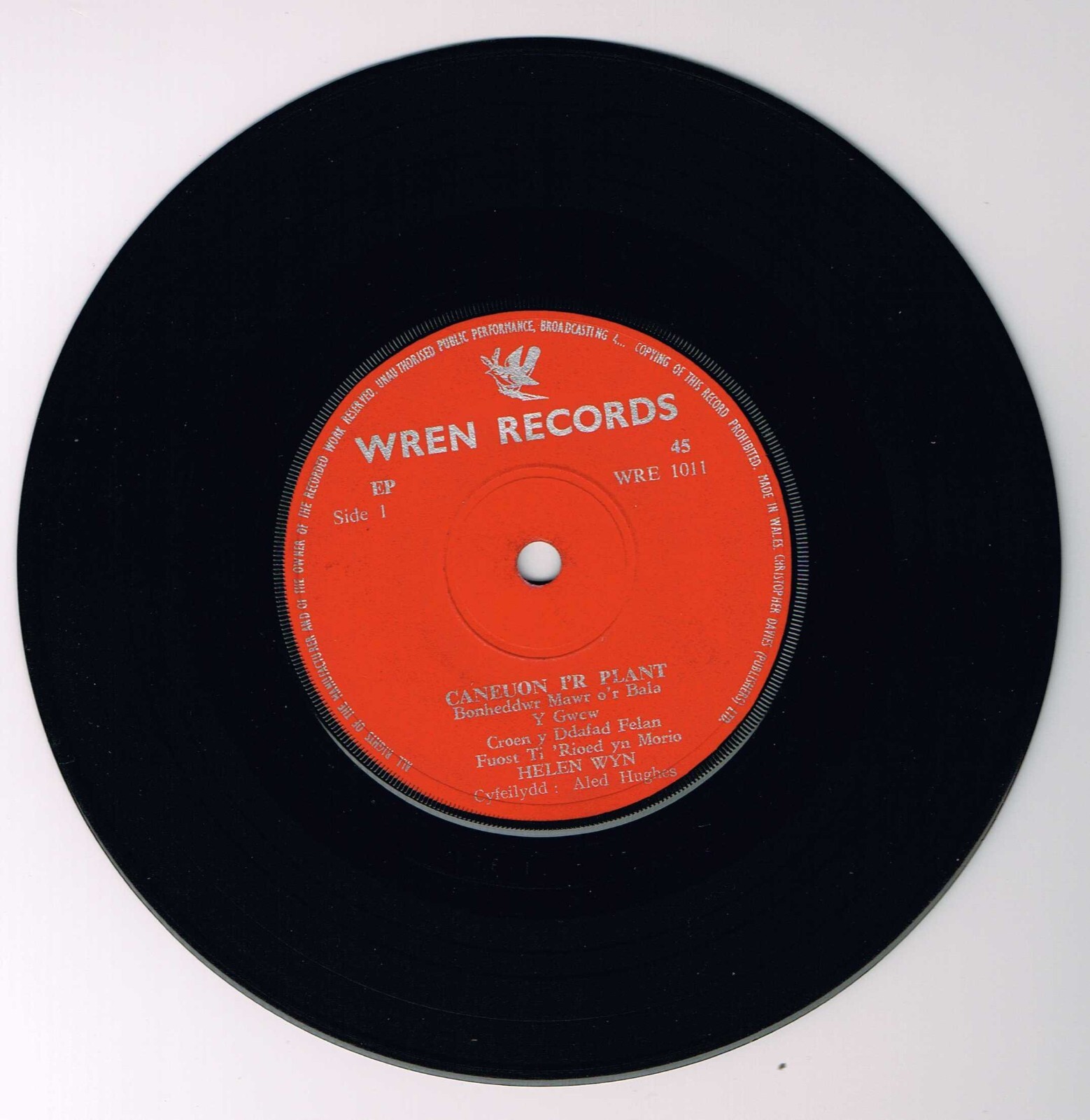 Helen Wyn (Tammy Jones)-Caneuon I'r Plant.Welsh Children's EP.Wren WRE ...