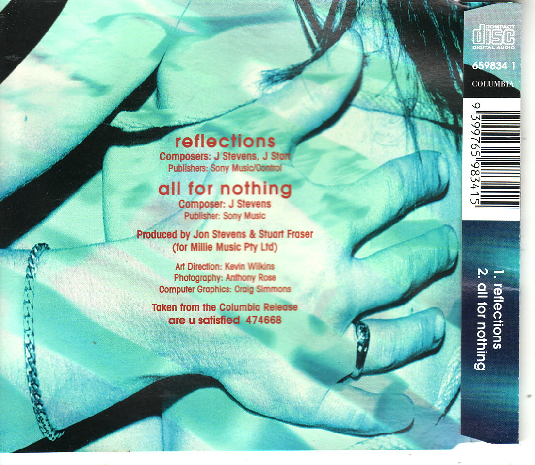 JON STEVENS - Reflections / All for nothing - CD Single | eBay