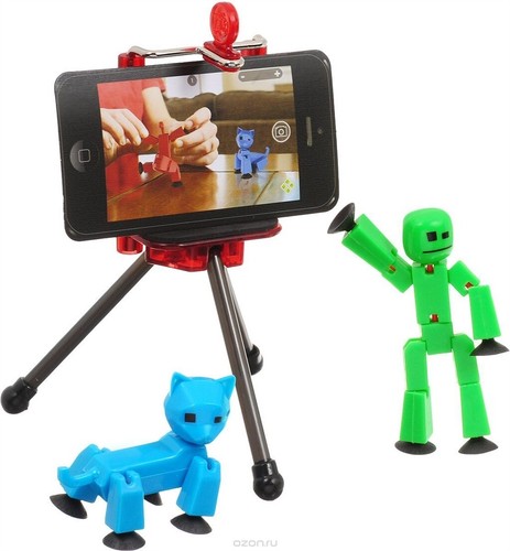 Stikbot Studio Pets & Action Packs - Blue Stikpet Green Stikbot | eBay
