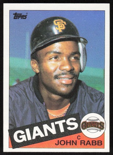 1985 Topps #696 John Rabb | eBay