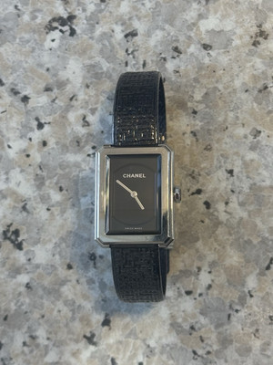 CHANEL Boyfriend Tweed Ladies Watch Dial Stainless Steel Quartz Ladies ...