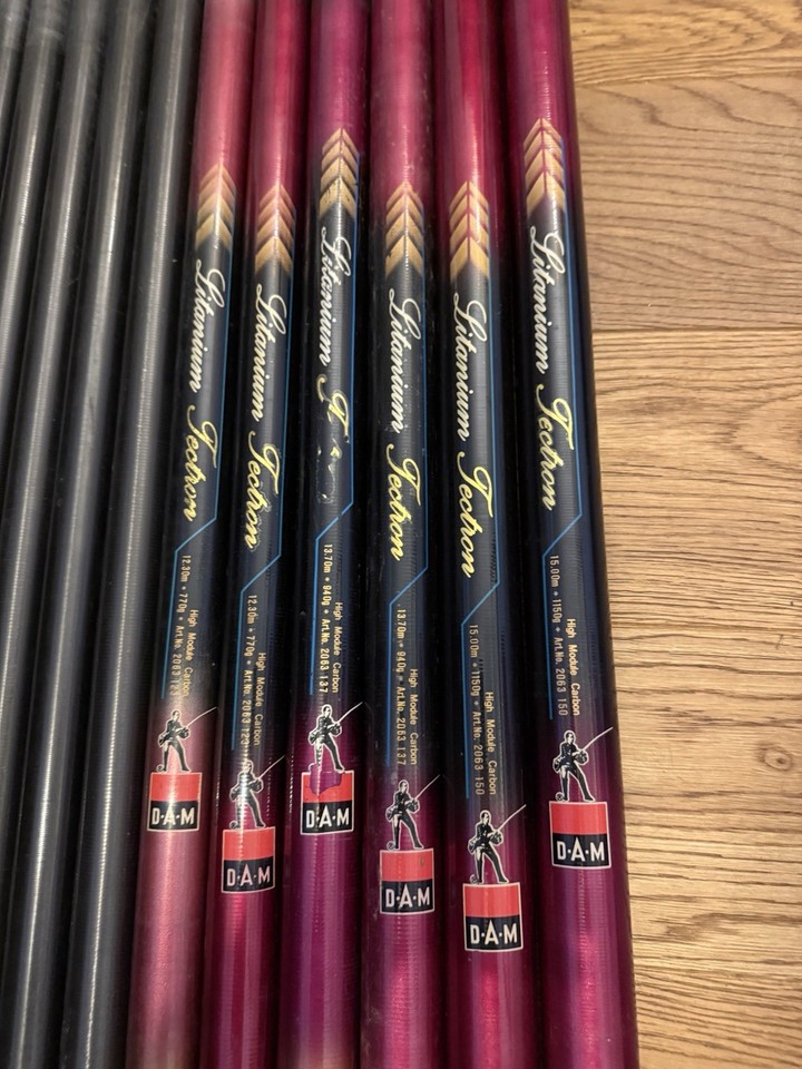 DAM Litanium Tectron 15m Fishing Poles | eBay UK