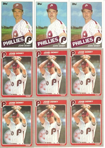 63 CARD JOHN DENNY BASEBALL CARD LOT 617 | eBay