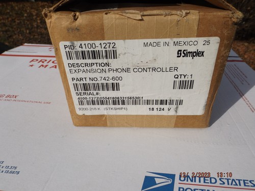 **New** 4100-1272 Simplex Expansion Phone Controller **OnlyOnes On eBay ...