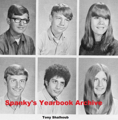 1970s High School Yearbook w/ TONY SHALHOUB ~ Adrian Monk ~ Wings ...