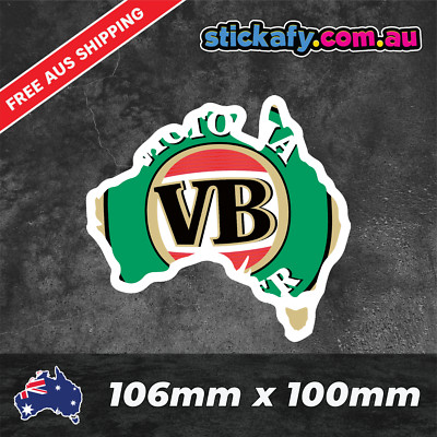 Aussie VB Sticker Funny Laptop Car Window Bumper 4x4 Decal JDM ...