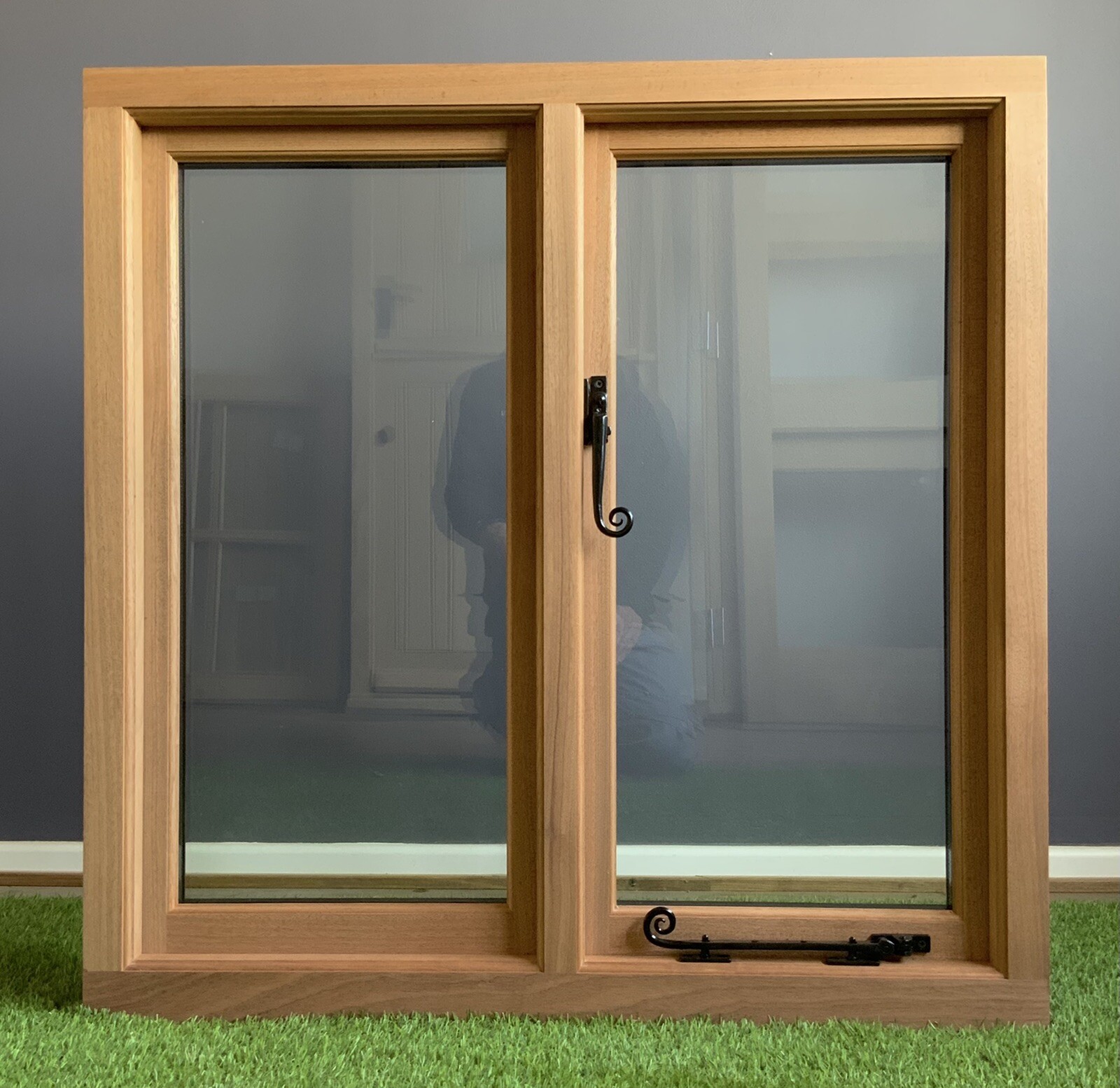 Window Double Glazed Windows Solid Sapele Hardwood 900mm x 900mm ...
