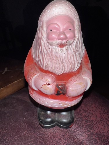 Santa Claus, Rosbro ,Plastic,Santa,Rattle,Ornament Vintage, 1950s ...