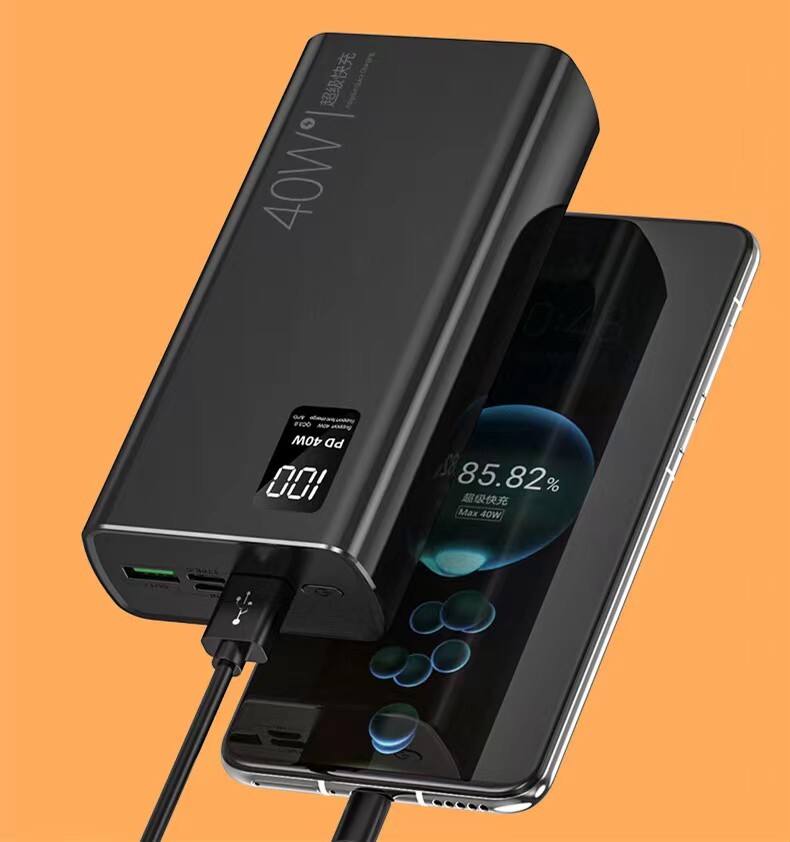 3/50000mAh 40W Power Bank Portable Super Fast Charger External Battery ...