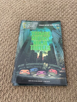 easy Electronic Keyboard Music TEENAGE MUTANT NINJA TURTLES 212 NEW | eBay