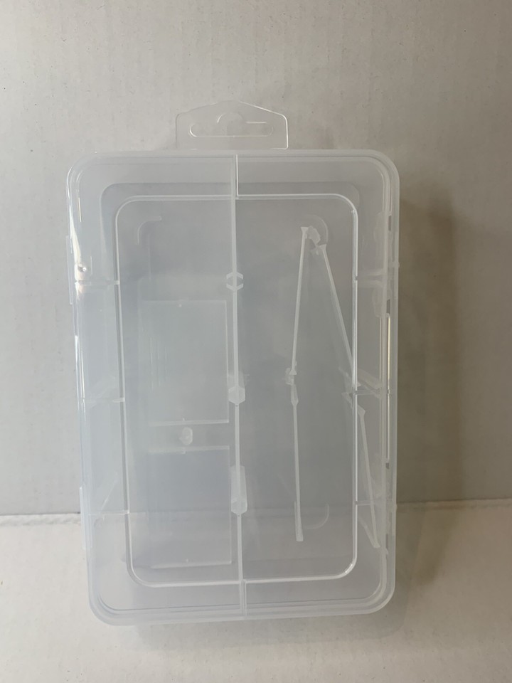 8-Grid Snack Box Container with Removable Dividers Plastic Organizer ...