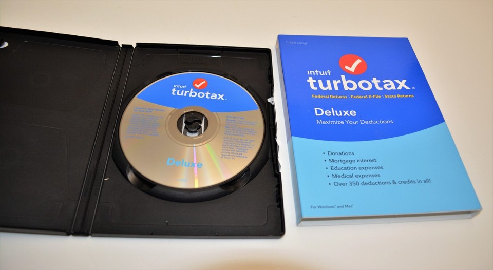 Intuit TurboTax Deluxe, Premier, Home & Business, different years ...