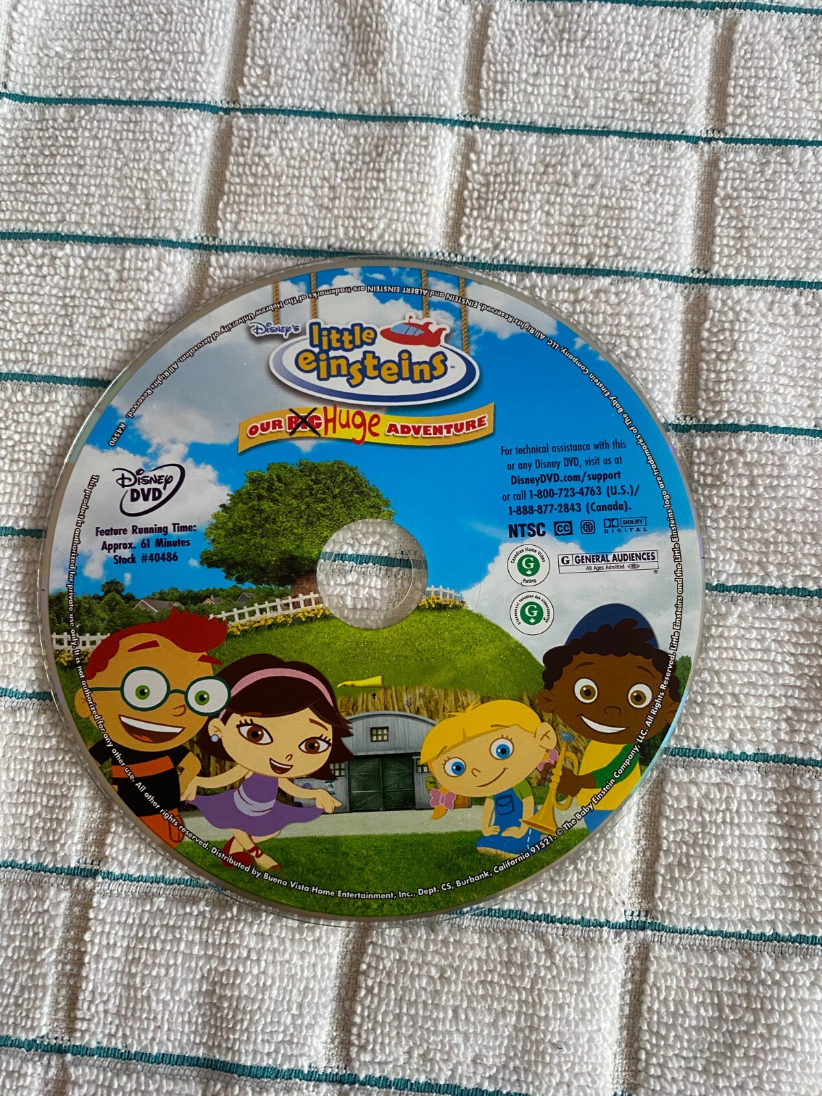 Disney Little Einsteins Our Huge Adventure DVD DISC ONLY | eBay