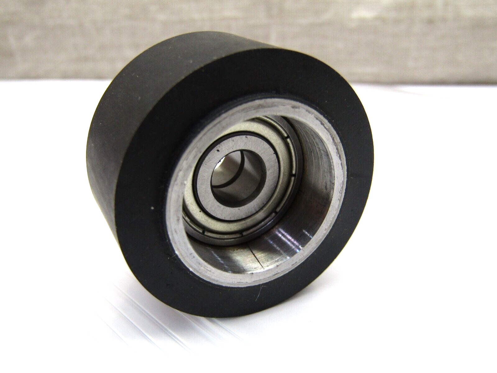 1-1/2" Rubber Idler Wheel 1-1/2" OD x 3/4" Wide 5/16" Bearing Bone 50 ...