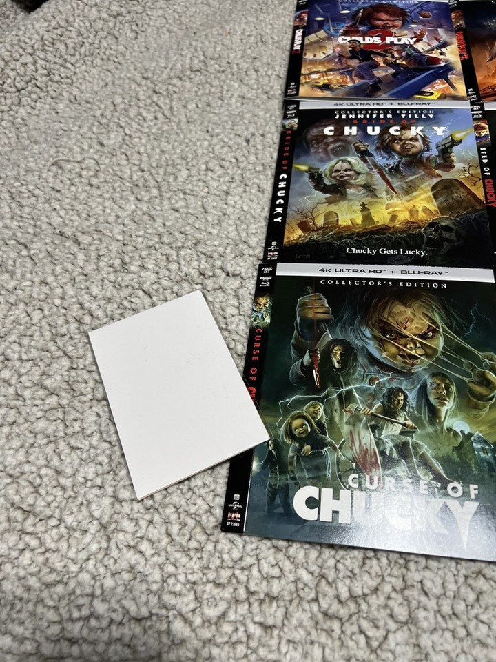 Child’s Play Collection Scream factory 4k Alternate slipcovers | eBay