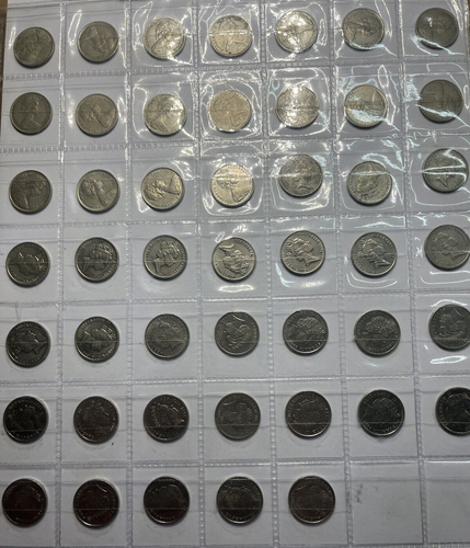 1966 - 2015 Complete 5 c Cent Date Set - Missing 1972 In VST Collecting ...