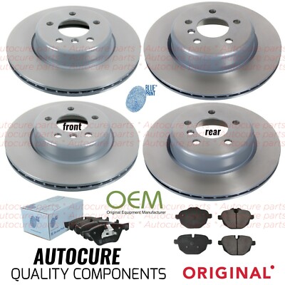 FITS BMW 5 SERIES 520D F10 F11 BLUEPRINT FRONT REAR BRAKE DISCS + PADS ...