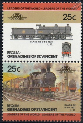 1921 LNWR Class G2 0-8-0 London & North Western / LMS Train Stamps ...