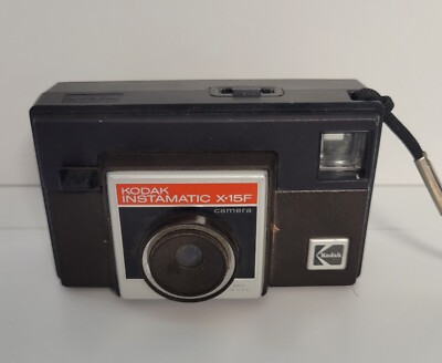 Vintage 1970's Kodak Instamatic X-15F Camera w/ Strap UNTESTED | eBay