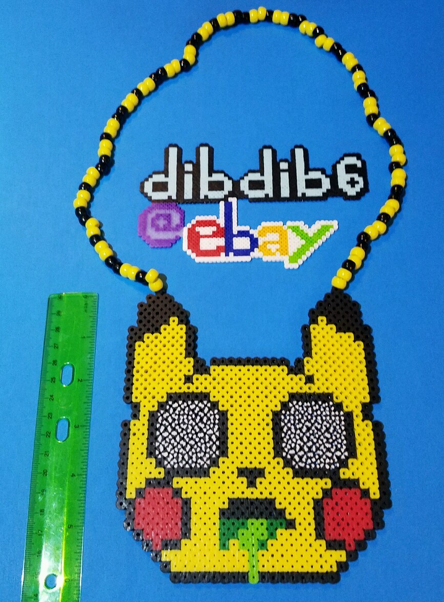 Acid Pikachu Perler