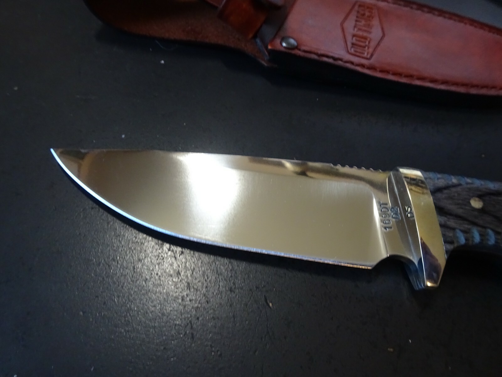 SCHRADE OLD TIMERS HERITIAGE 10 1/4" FIXED BLADE KNIFE D2 BLADE WOOD ...