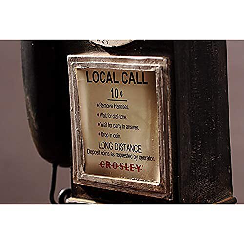 Retro Telephones Ornamentwall Mounted Vintage Rotate Classic Look Dial ...