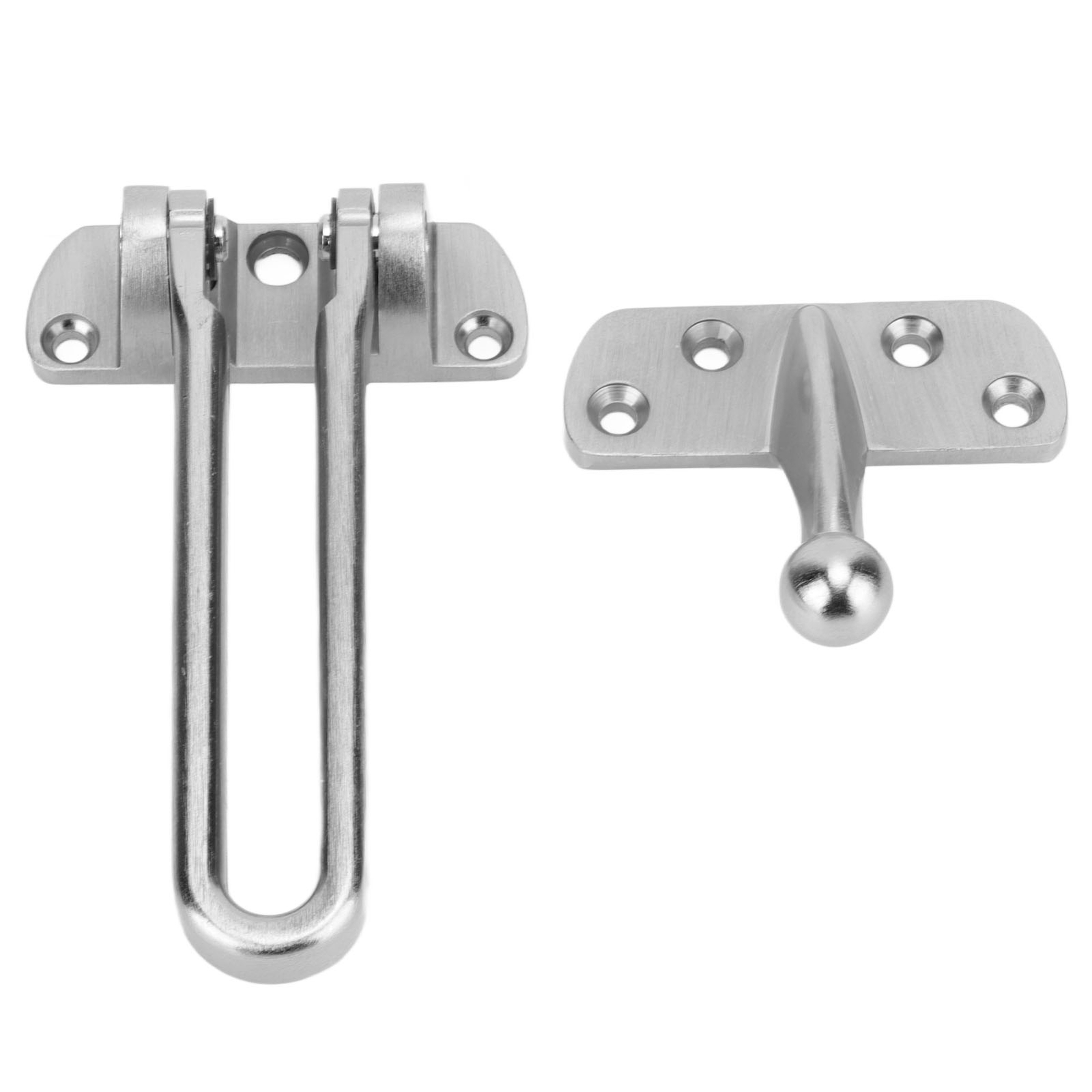 4 X Swing Bar Lock Extra Thick Arm 3 Position Door Lock Security Guard ...