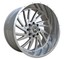 24x12 Brushed & Milled Hardcore HC21 OffRoad Rims Wheels 6x139.7 6x5.5 ...