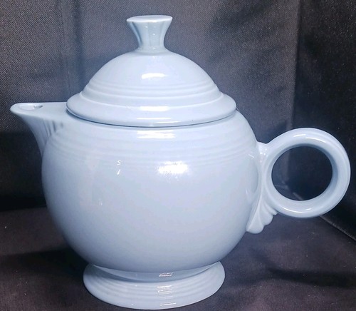 FIESTA Periwinkle Blue Fiestaware Tea Pot W/Lid Retired Color ...
