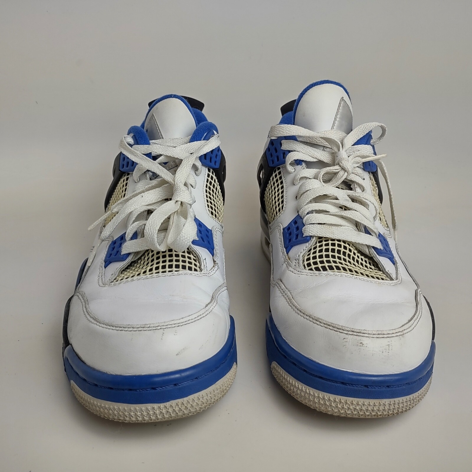Nike Air Jordan 4 Retro Motorsport White Royal Blue B… - Gem