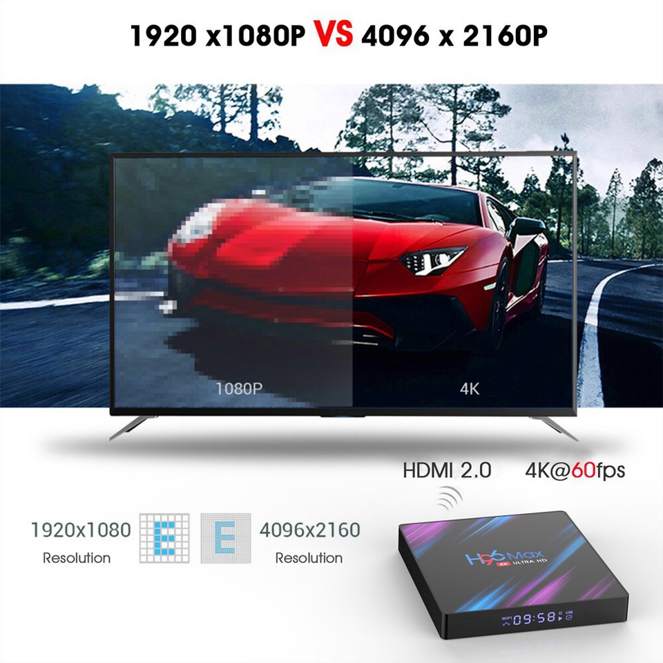 HK1 Pro Smart TV BOX Android 10.0 Android 12.0 Smart 5G WIFI Media ...
