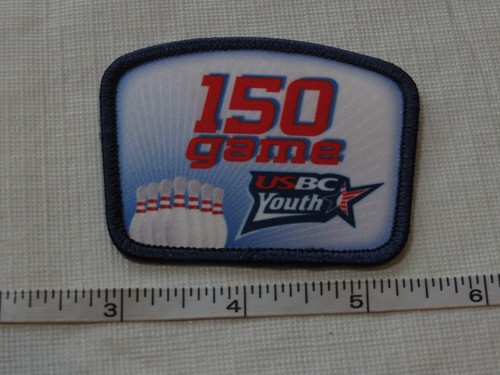 RARE USBC United States Bowling Congress 150 game patch award YOUTH ...