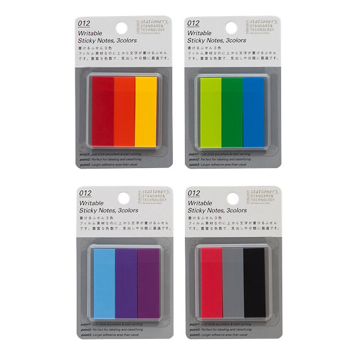 Stalogy S3-F Sticky Flags: 3/5 in. x 1.4 in. / Assorted (6 colors) B | eBay