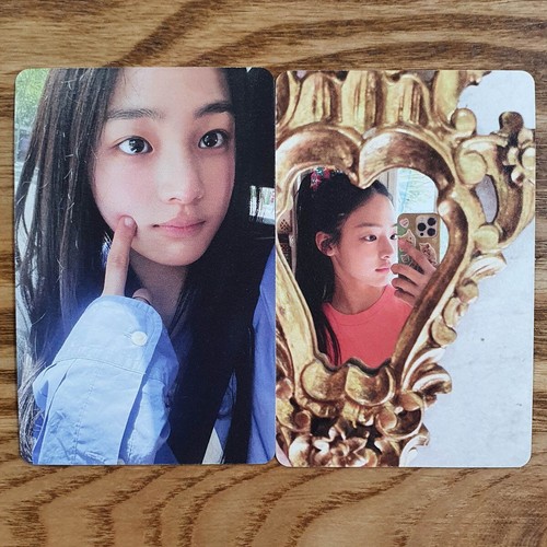 Minji Official 2pcs Photocard NewJeans 1st EP New Jeans Weverse Albums ...