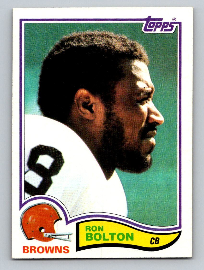 Ron Bolton #58 1982 Topps Cleveland Browns | eBay