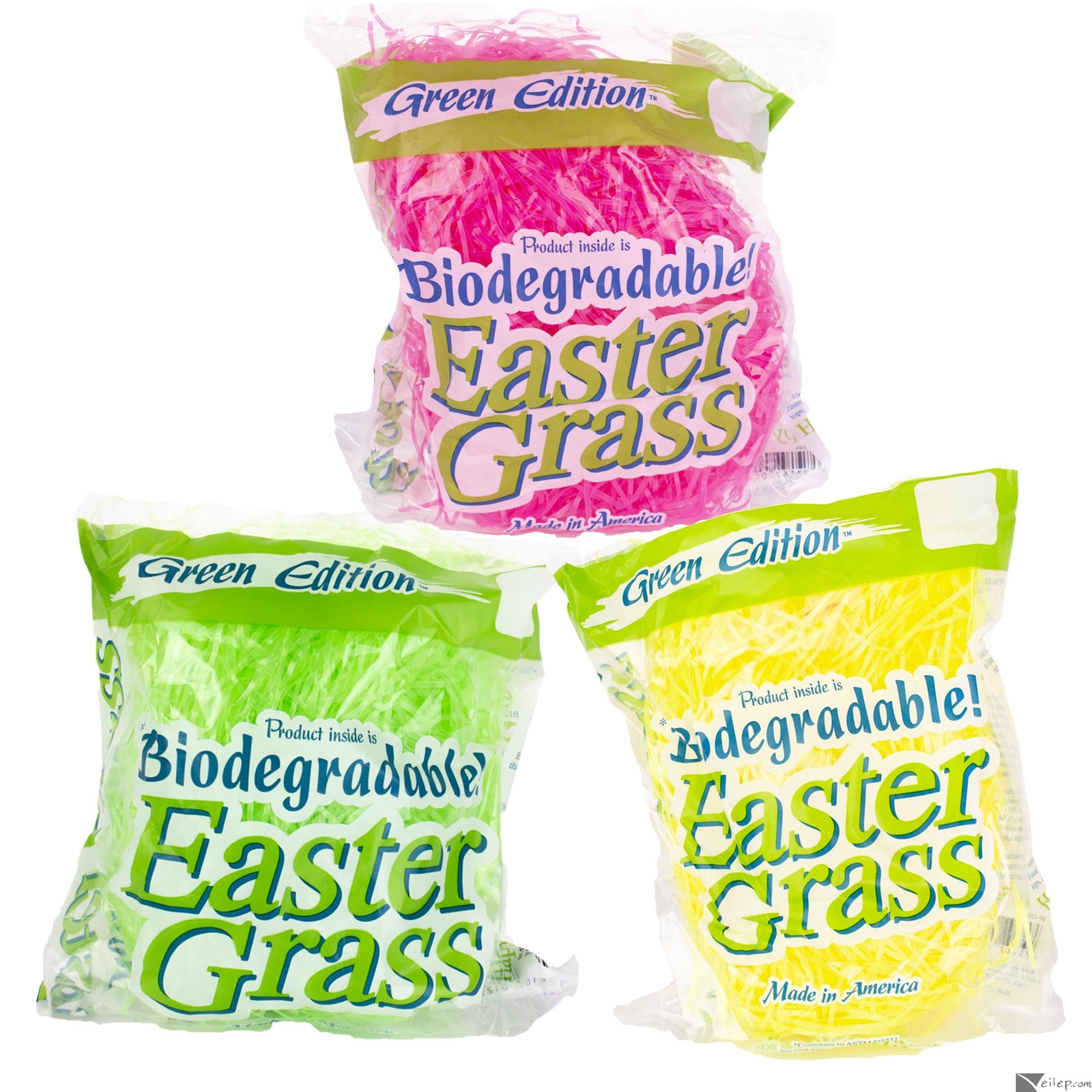 Biodegradable Eco Superbright Easter Grass Shred Plastic Gift Basket ...