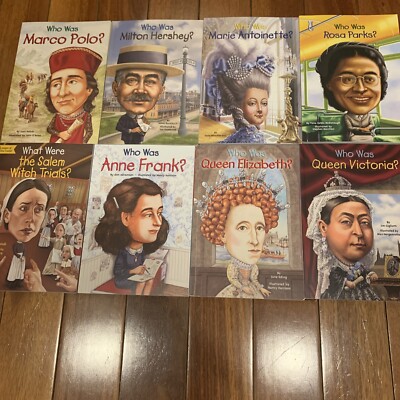 Lot of 8 “Who Was?” books | eBay