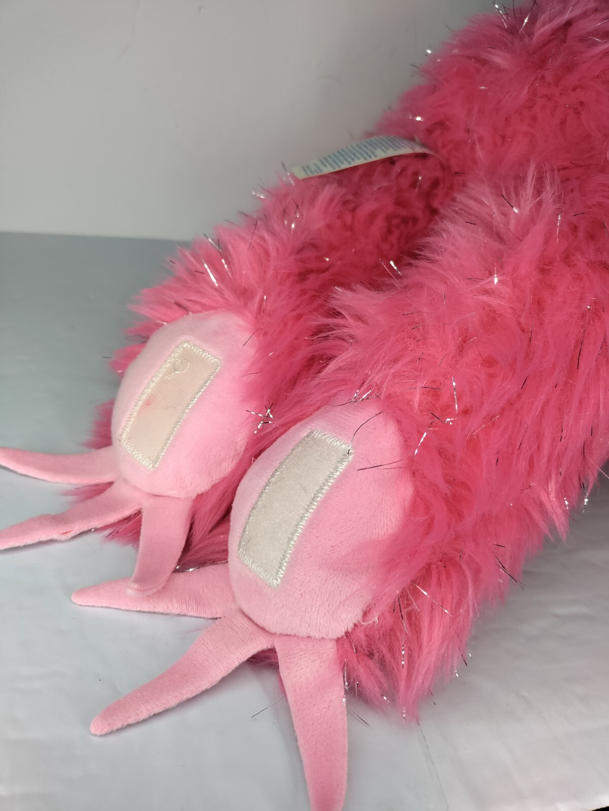 Build A Bear Sloth Pink Sparkle Stuffed 18" Retired BAB Workshop Velco ...