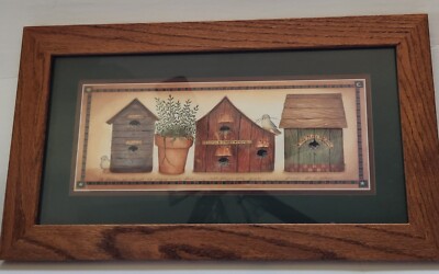 Home Interiors "A Home..From God" Bird House Print 23" X 13" by L ...
