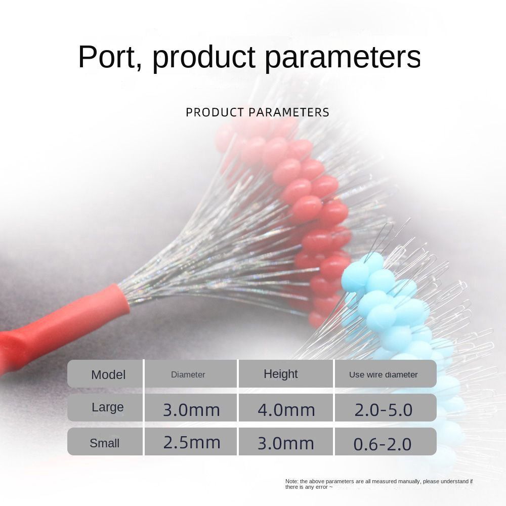 200pcs Fishing Supply olive Rubber Bean Float Space Beans Lakes Rivers ...